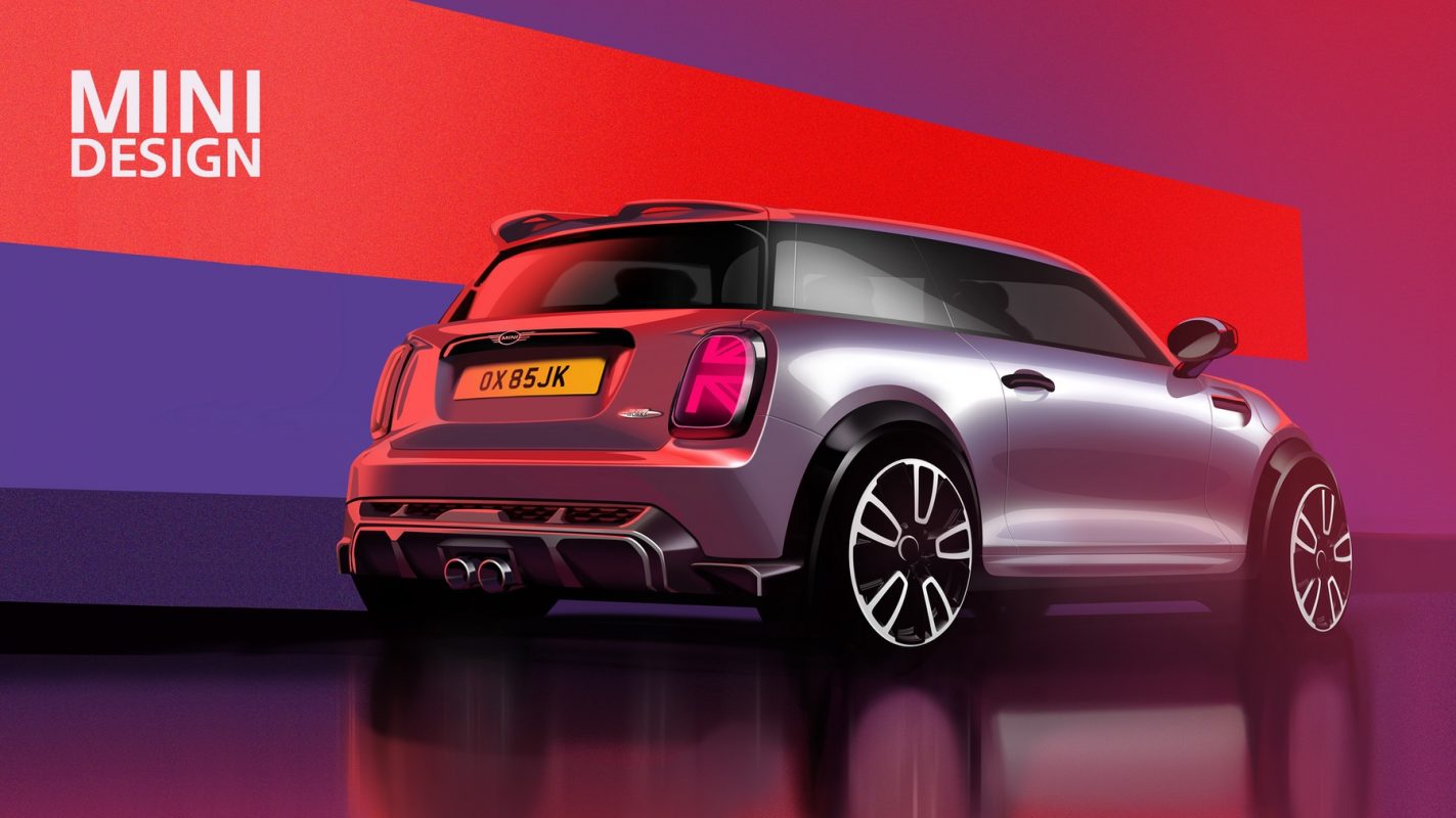 See the Original Design Sketches Of the 2022 MINI Refresh - MotoringFile
