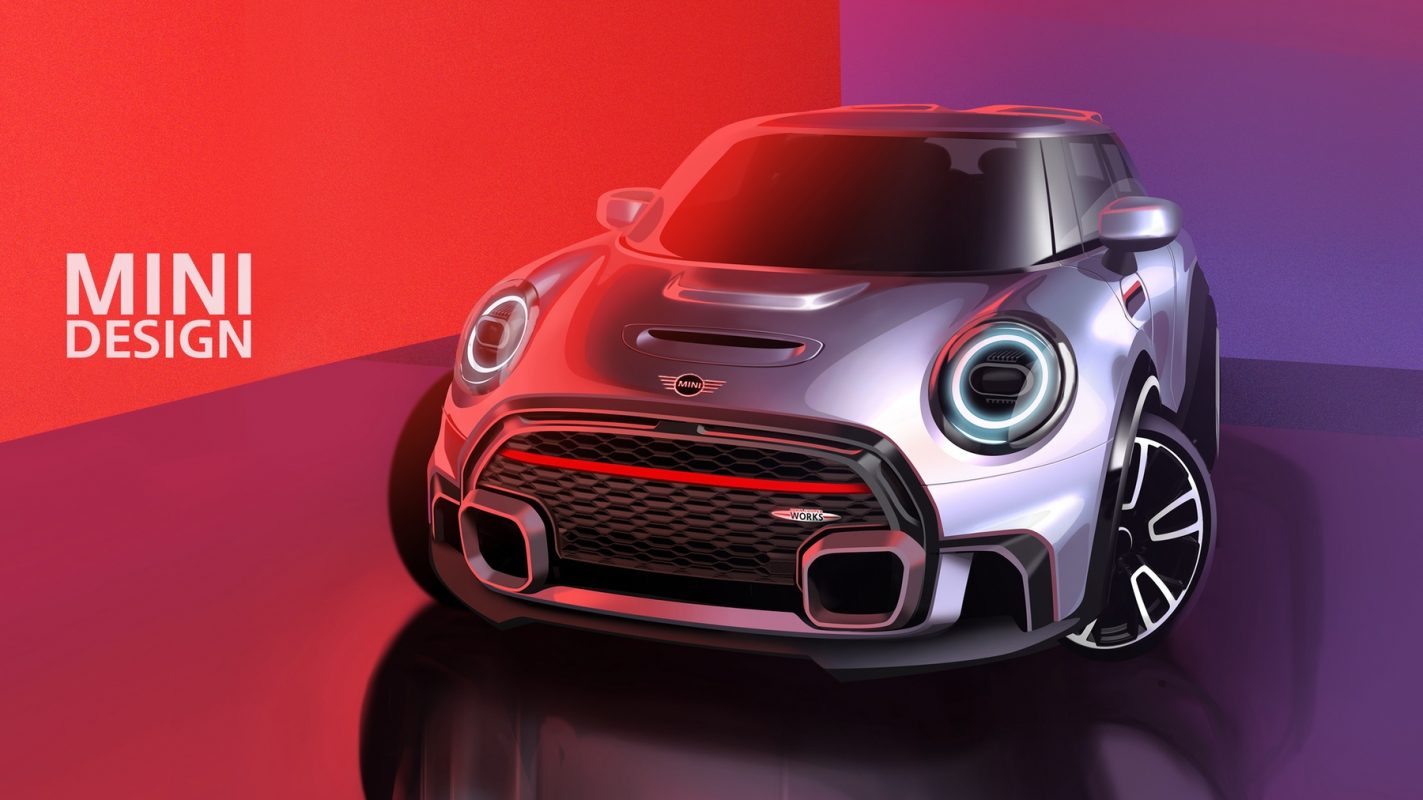 See the Original Design Sketches Of the 2022 MINI Refresh - MotoringFile