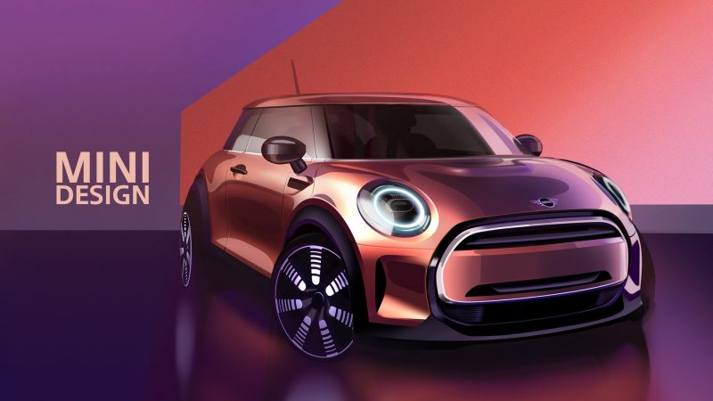 See the Original Design Sketches Of the 2022 MINI Refresh - MotoringFile