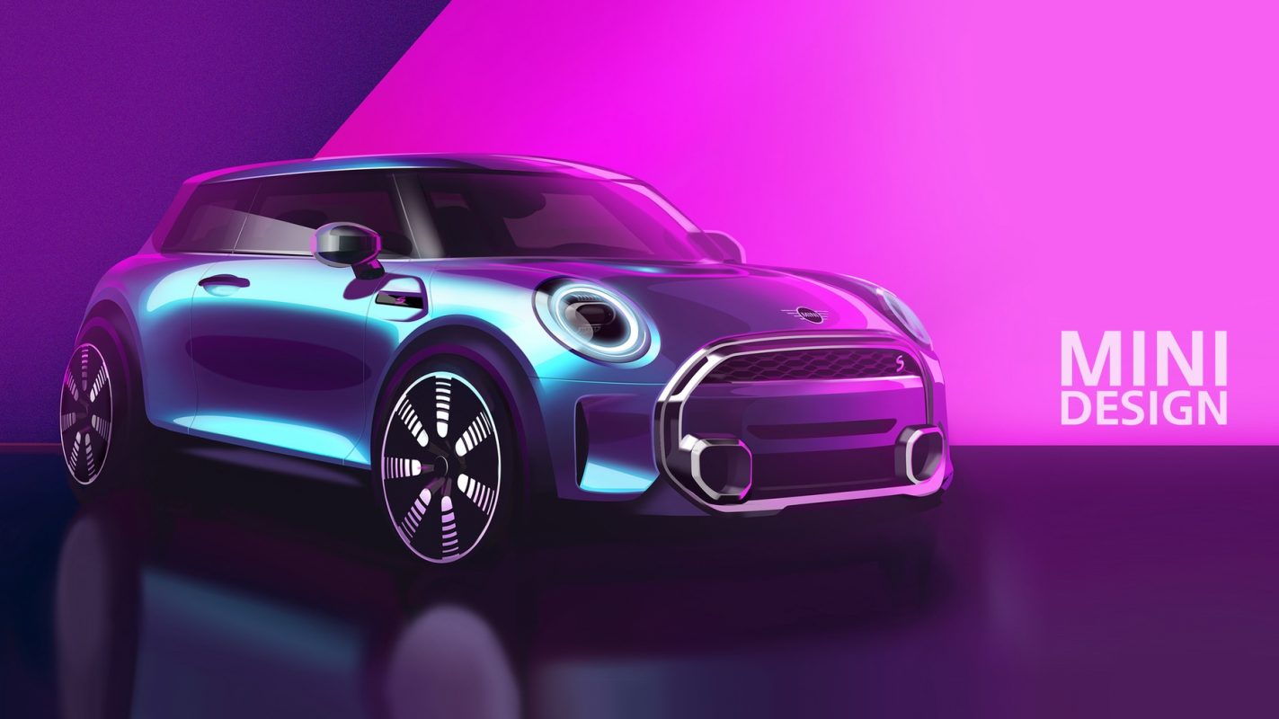 See the Original Design Sketches Of the 2022 MINI Refresh - MotoringFile