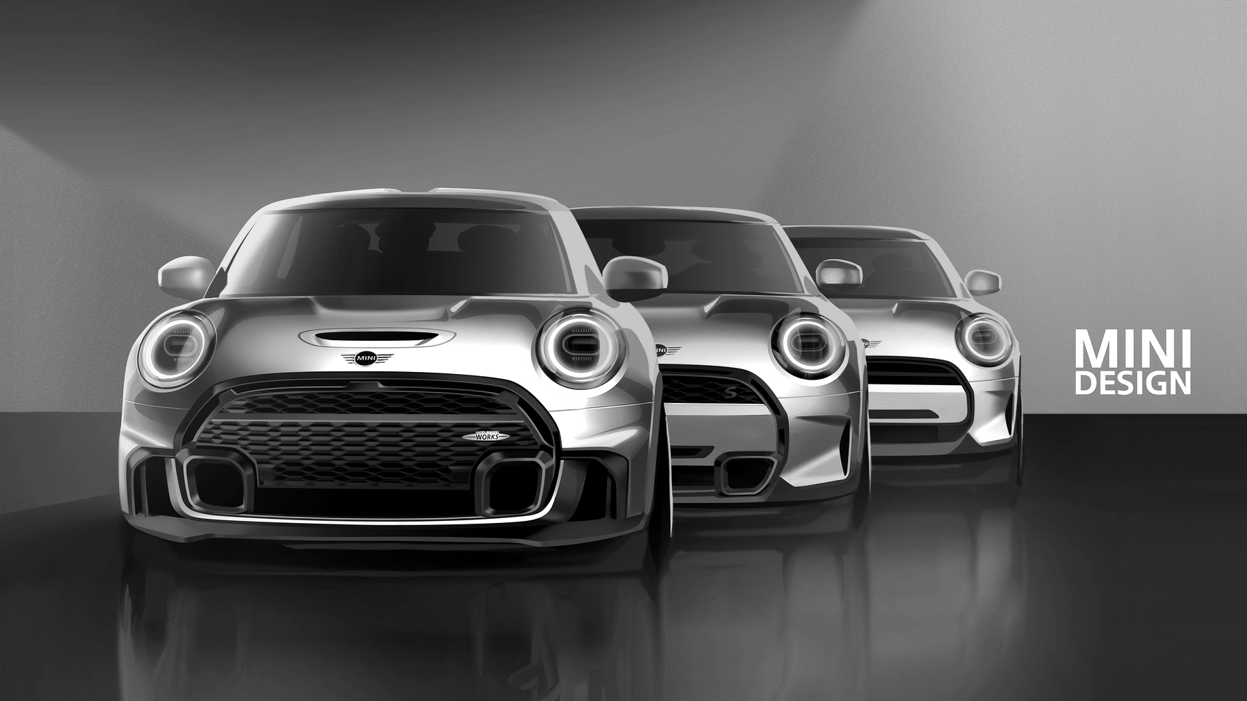 LCI_design_F56_450_highRes_mini-cooper-s-mini-BW - MotoringFile