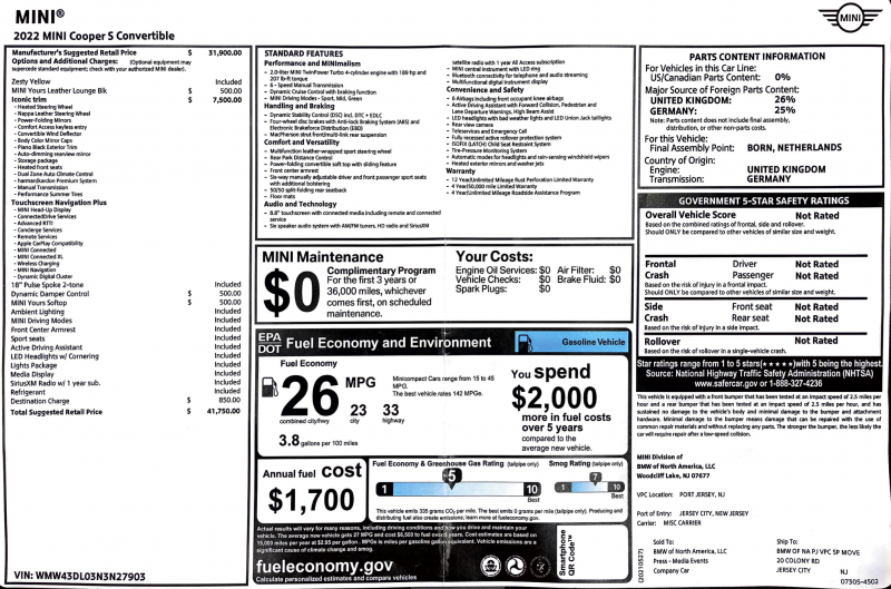 MotoringFile Review: 2022 MINI Cooper S Convertible - MotoringFile