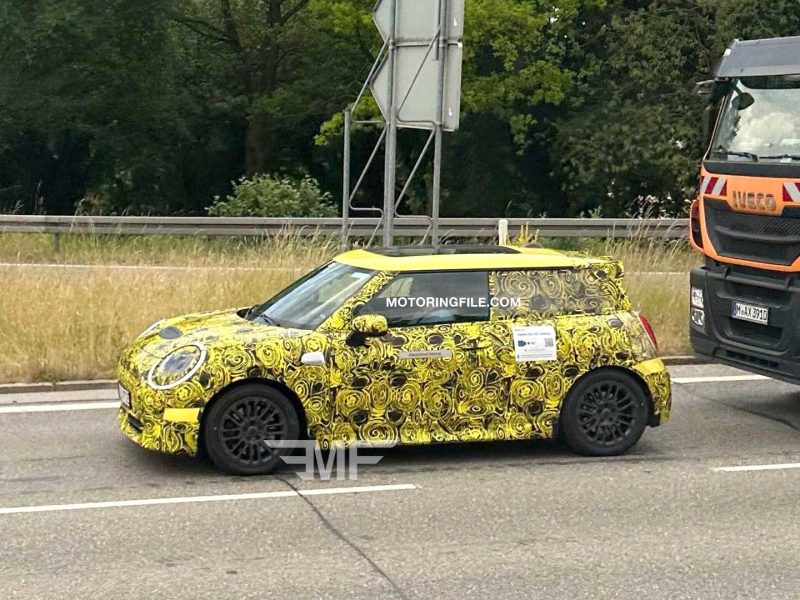 Exclusive First Photos of The 2025 Electric MINI JCW - MotoringFile
