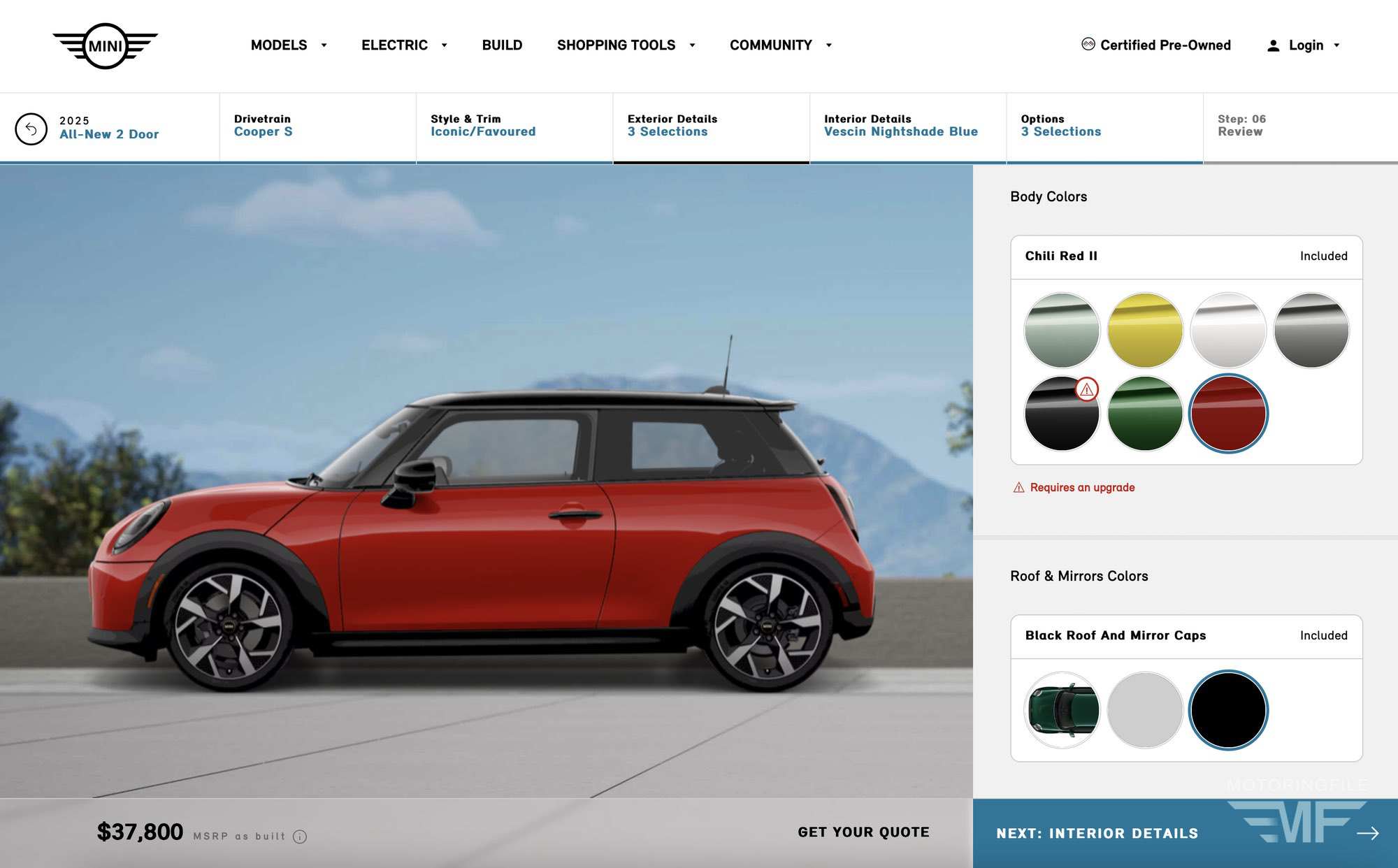 MINI USA Launches Configurator for the 2025 MINI Cooper & Countryman - MotoringFile