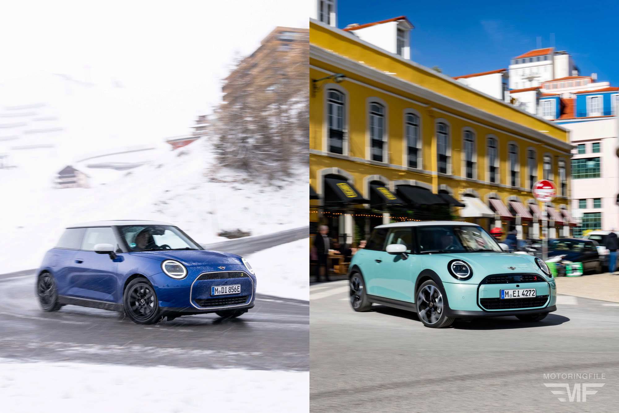 Which New MINI Cooper is faster: the electric J01 or the petrol F66? We Finally Have Answers ...